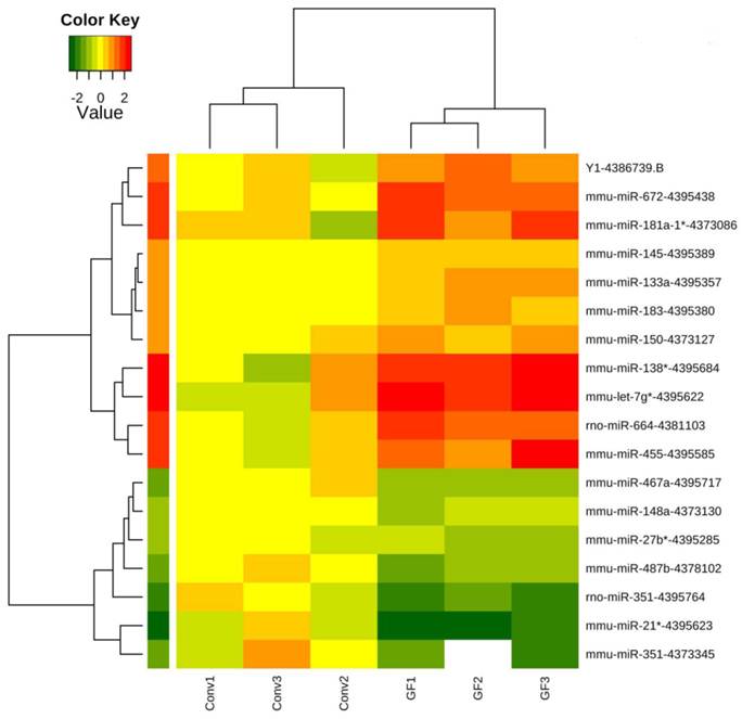 The Murine Caecal MicroRNA Signature Depends on the Presence of the ...